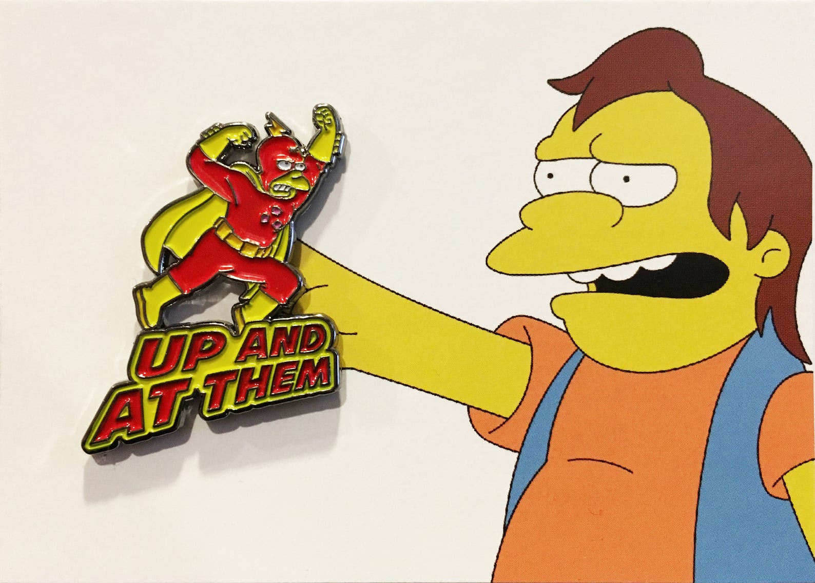 Up and at Them Enamel Pin - Etsy