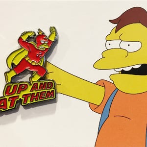 Up and at Them Enamel Pin - Etsy