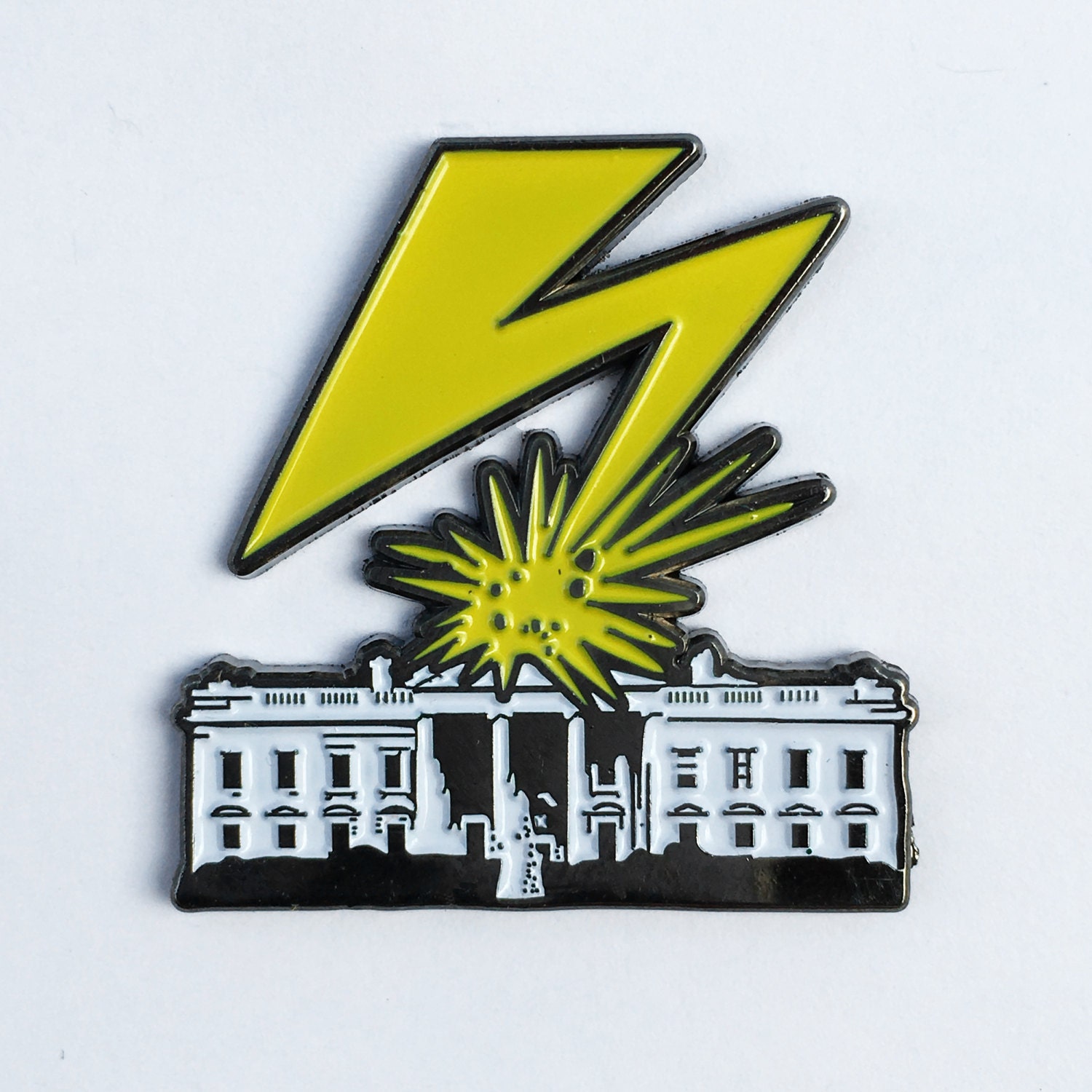 BANNED IN DC Enamel Pin - Etsy