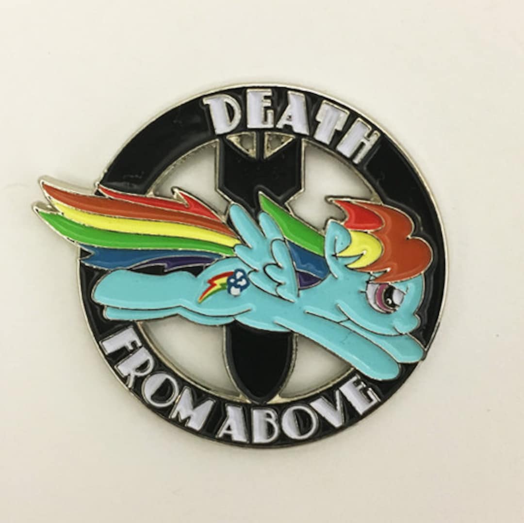 DEATH FROM ABOVE Enamel Pin - Etsy