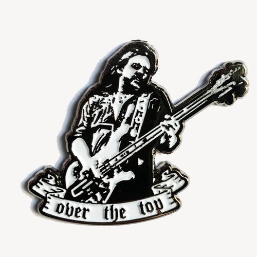 LEMMY Over the Top Enamel Pin - Etsy