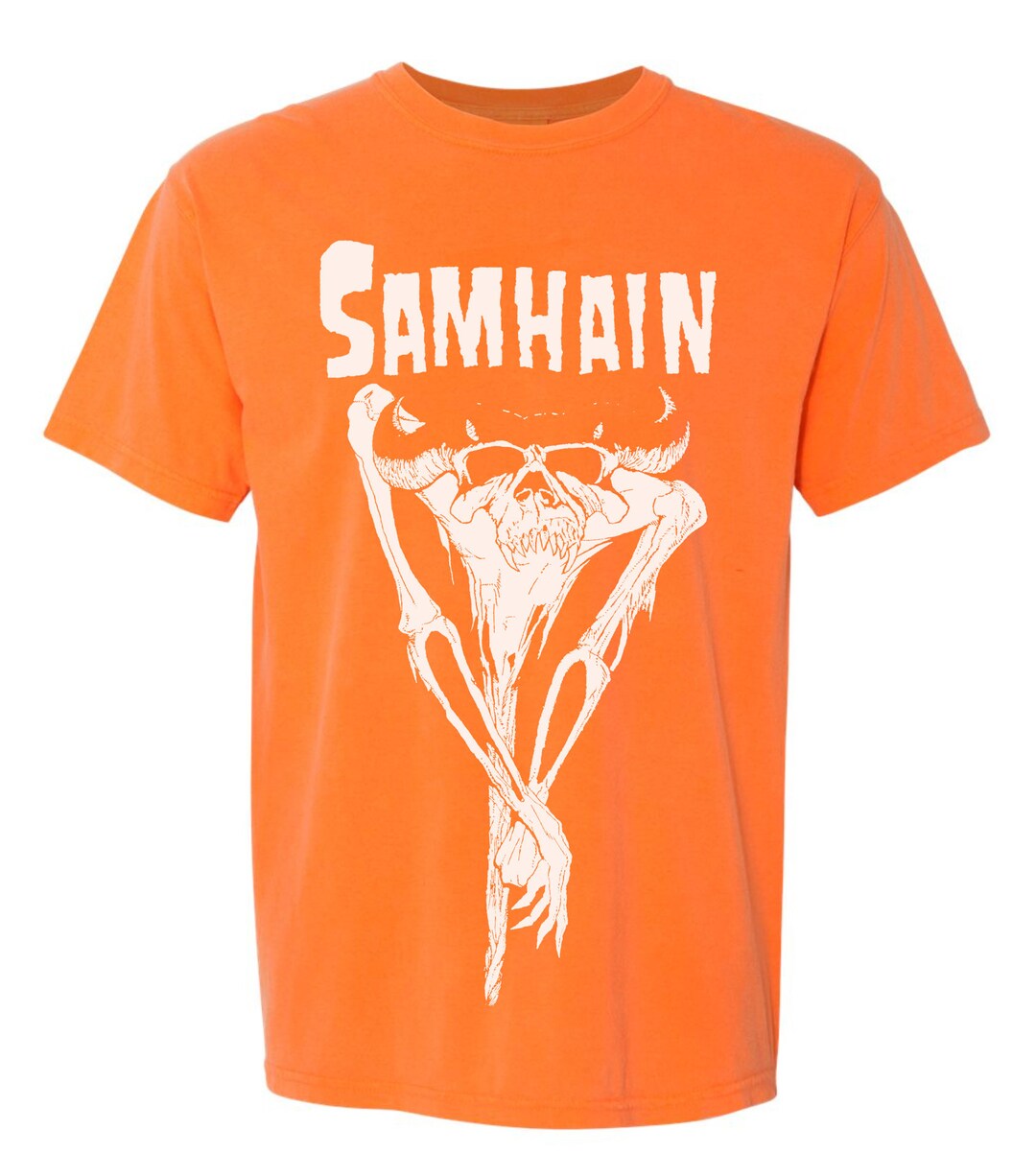 SAMHAIN Scarecrow ORANGE Shirt Discharge Print Premium - Etsy