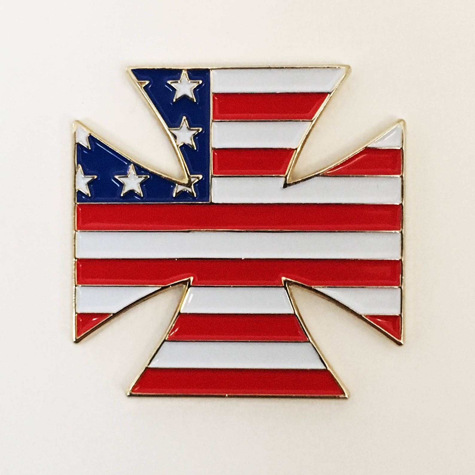 IRON CROSS Enamel Lapel Pin - Etsy