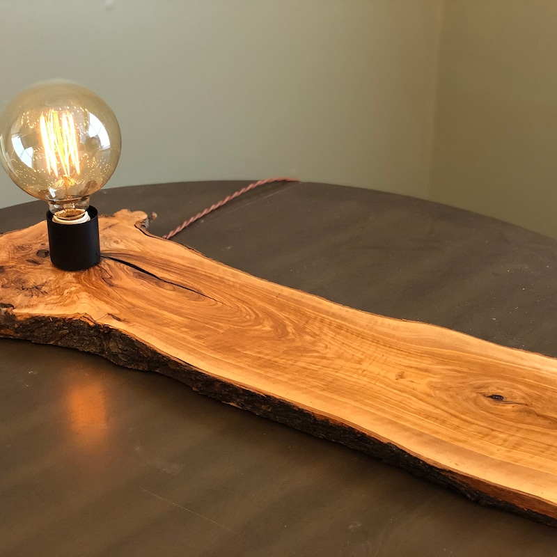 Live Edge Light Fixture - Etsy