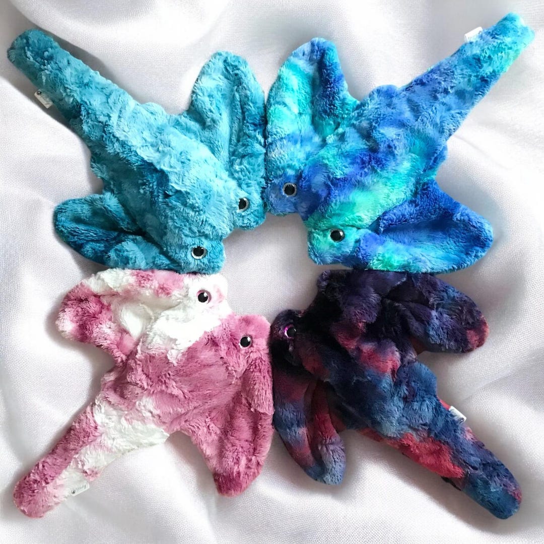 Weighted Plush Toy for Anxiety and ADHD Management "manta Ray 2.2 Lb ...