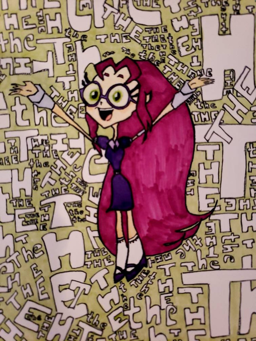 Ms. Starfire (print) - Etsy