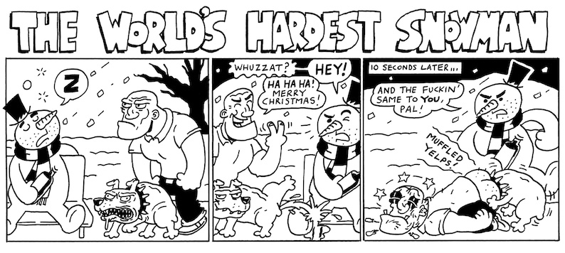 The World's Hardest Snowman (as Seen in Viz Comic) - Etsy