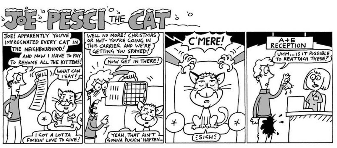 Joe Pesci the Cat (as Seen in Viz Comic) Signed A4 Print - Etsy