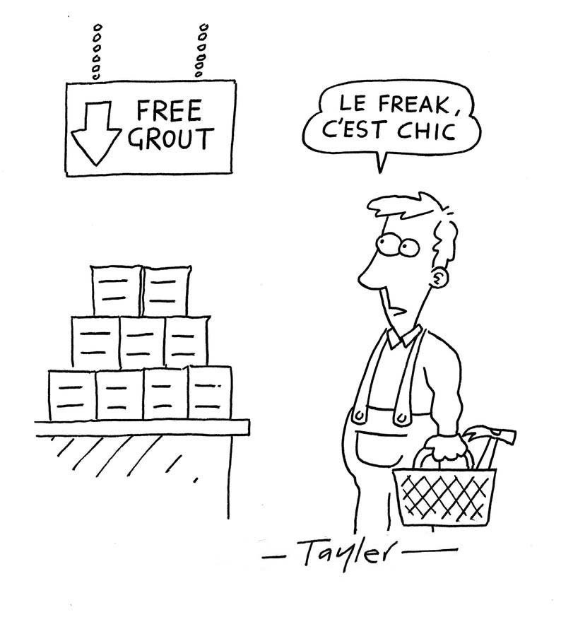 Free Grout Signed A4 Cartoon Print by Robin Flavell and Kent Tayler - Etsy