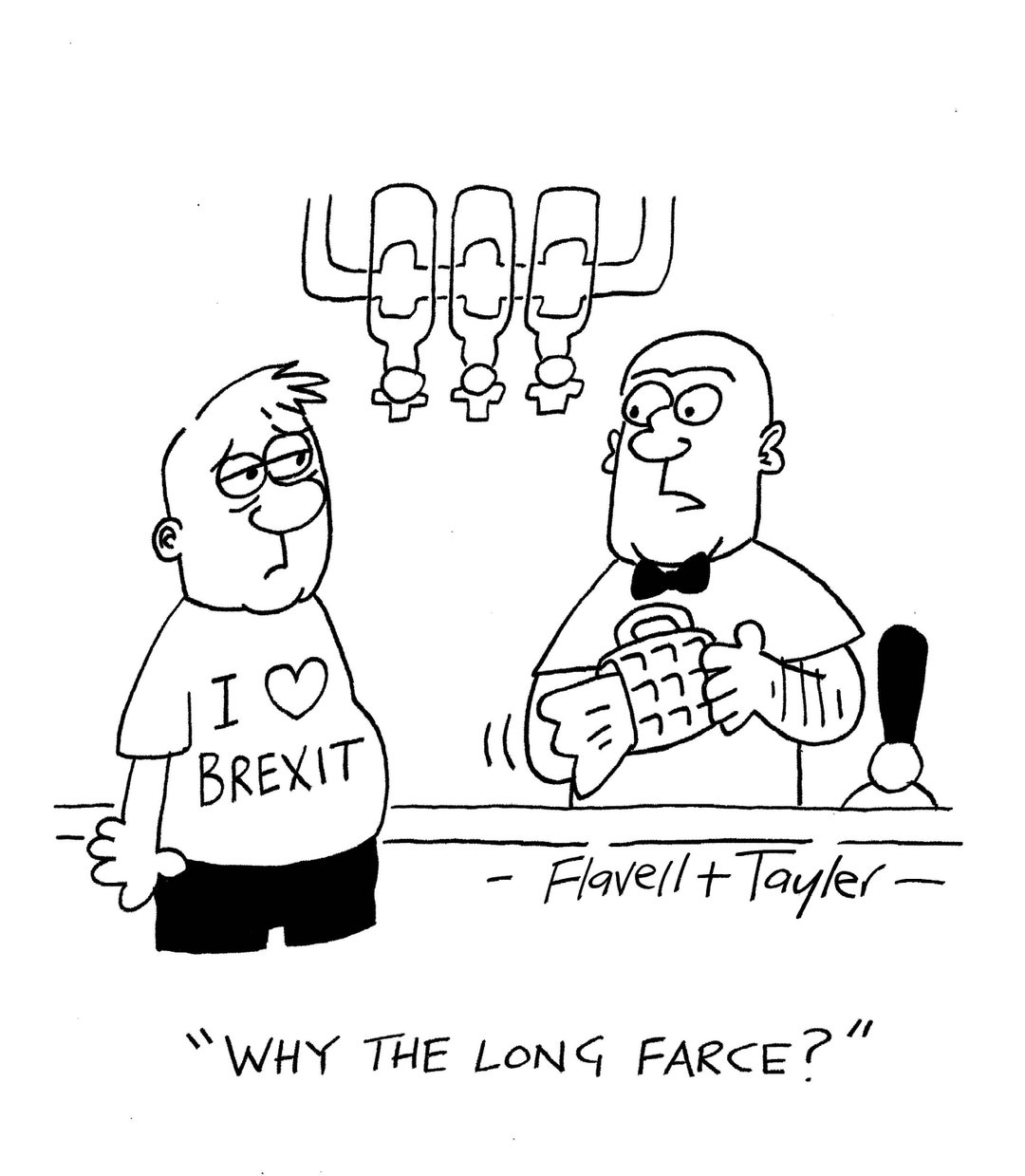 Why the Long Farce? Signed A4 Cartoon Print (as Seen in the New ...