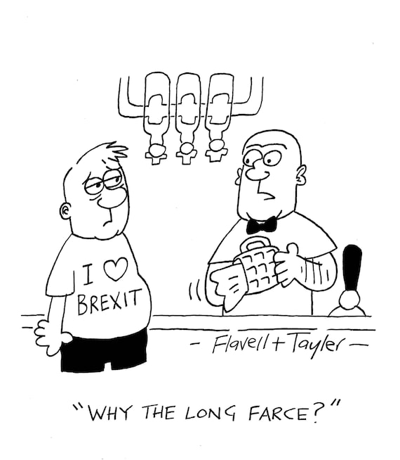 Why the Long Farce Signed A4 Cartoon Print as Seen in the - Etsy