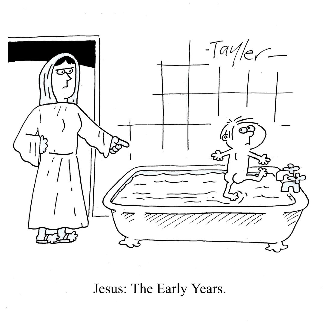 Jesus: the Early Years Signed A4 Cartoon Print - Etsy