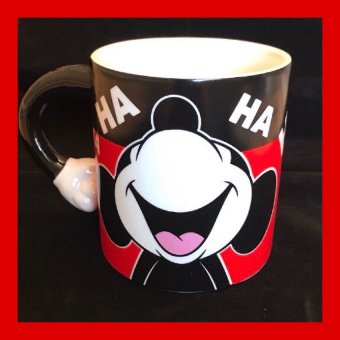 Mickey Mouse Ha Ha Mug Laughing Mug Happy Mug Birthday Vacation ...