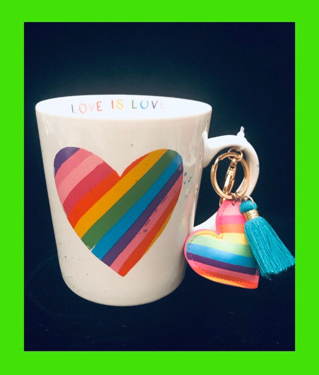 LOVE IS LOVE Heart Mug | Coffee Mug | Valentines Mugs| Gifts for ...