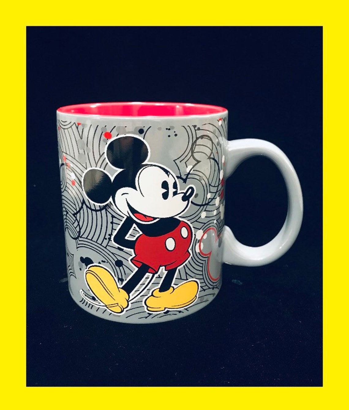 Mickey Mouse Coffee Mug Birthday Vacation Christmas | Etsy