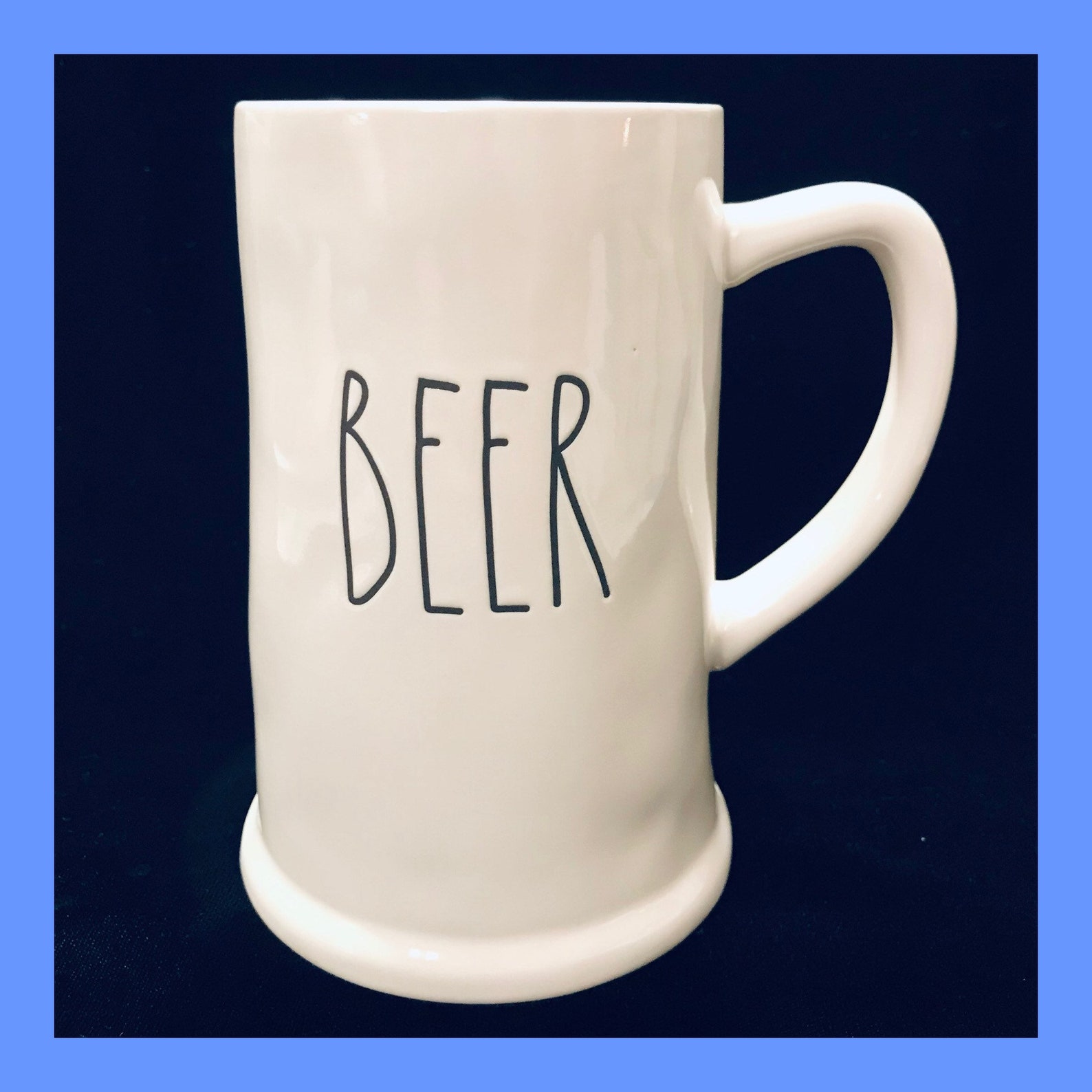 Rae Dunn Ceramic BEER Mug | Rae Dunn | BEER | Magenta | Beer Mug - Etsy