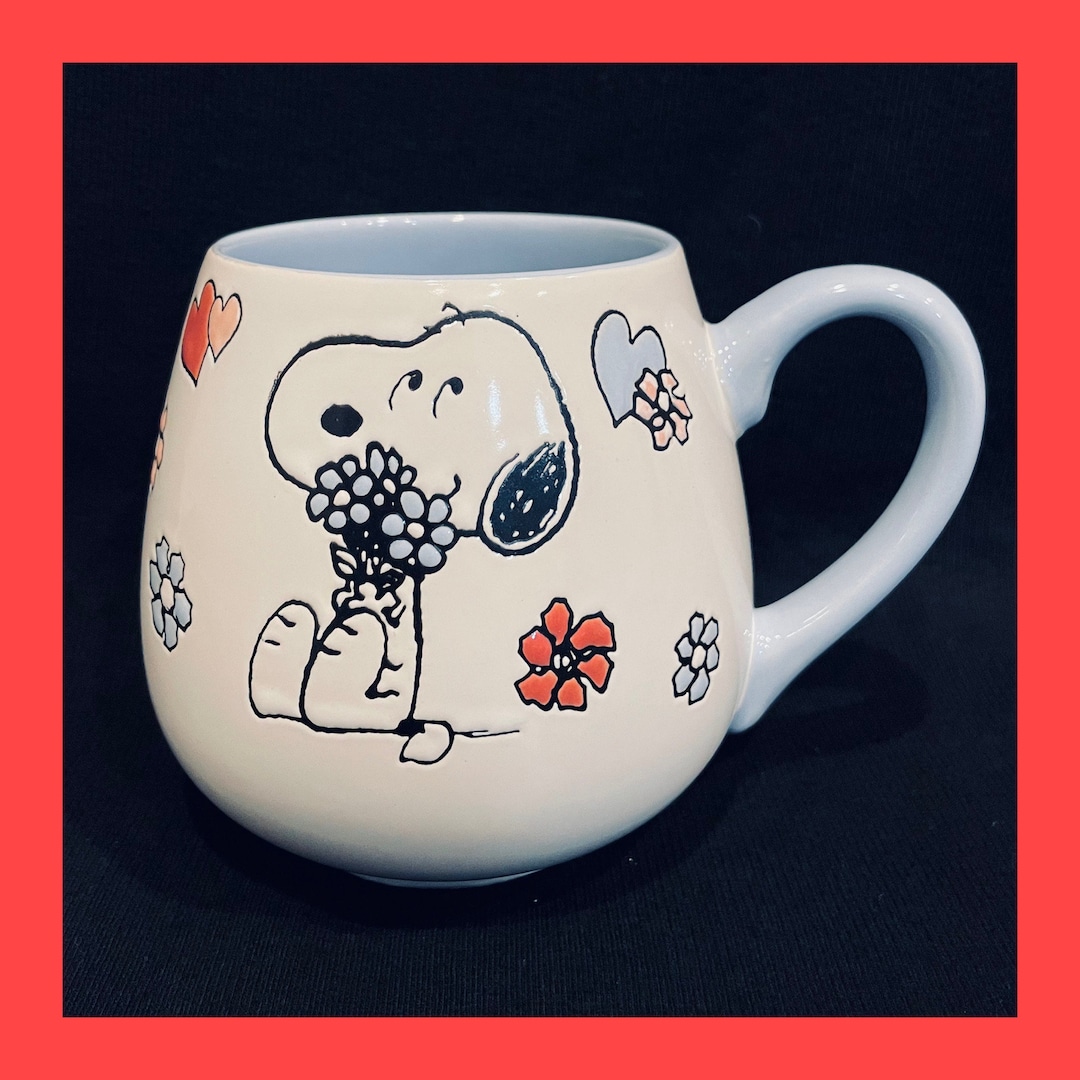 SNOOPY SPRING FLOWERS Coffee Mug | Mugs by Peanuts | Charlie Brown and ...