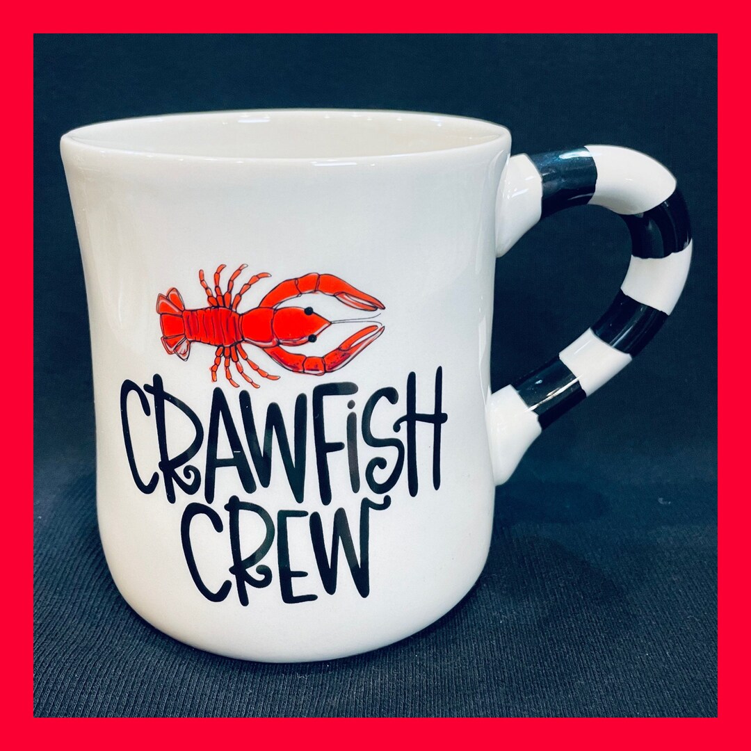 CRAWFISH CREW Coffee Mug | Mudbugs| Crawfish Boil | - Etsy