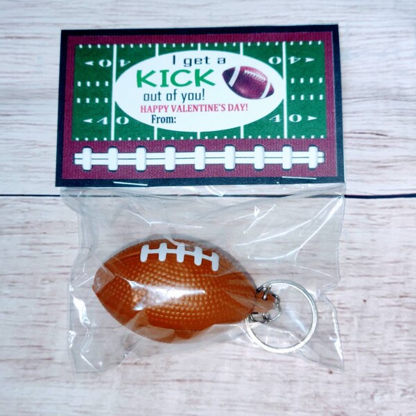 Football Valentine - Etsy