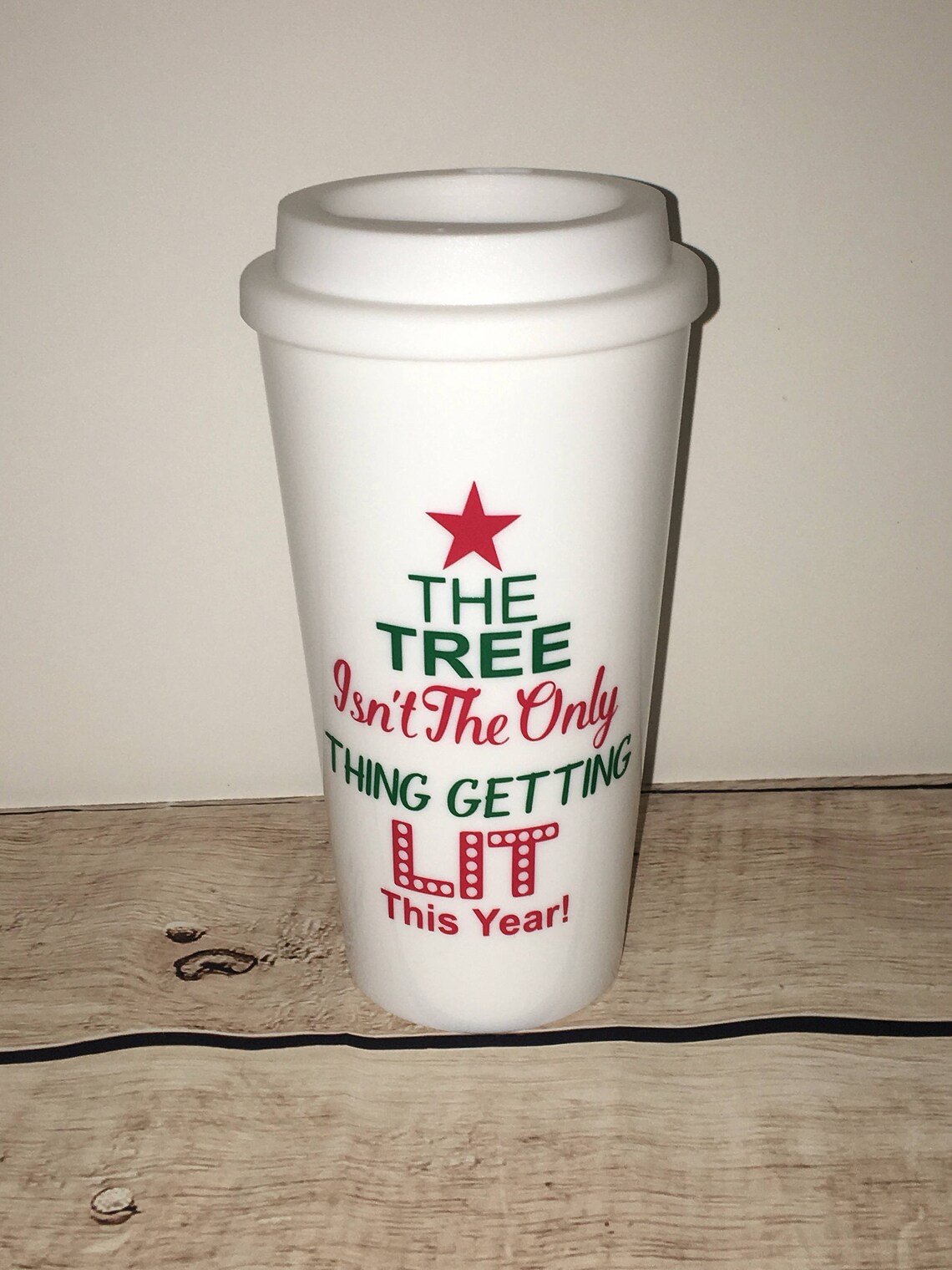 The Tree Isn't the Only Thing Getting Lit This Year, Coffee Tumbler ...