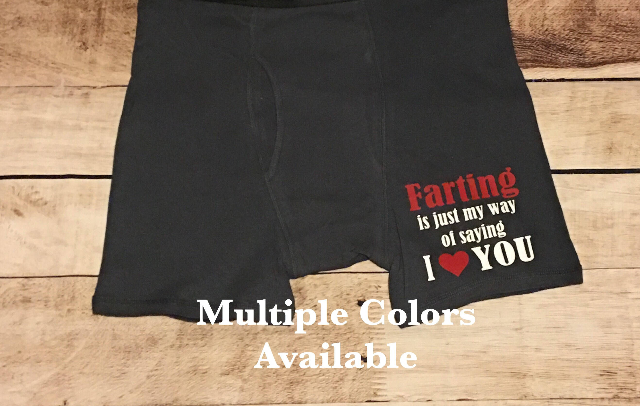 Funny boxer briefs Farting boxers husband christmas | Etsy