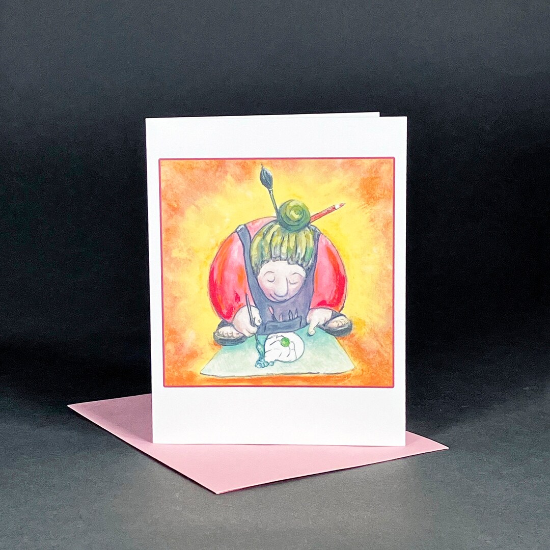 Create Peas Card - Etsy