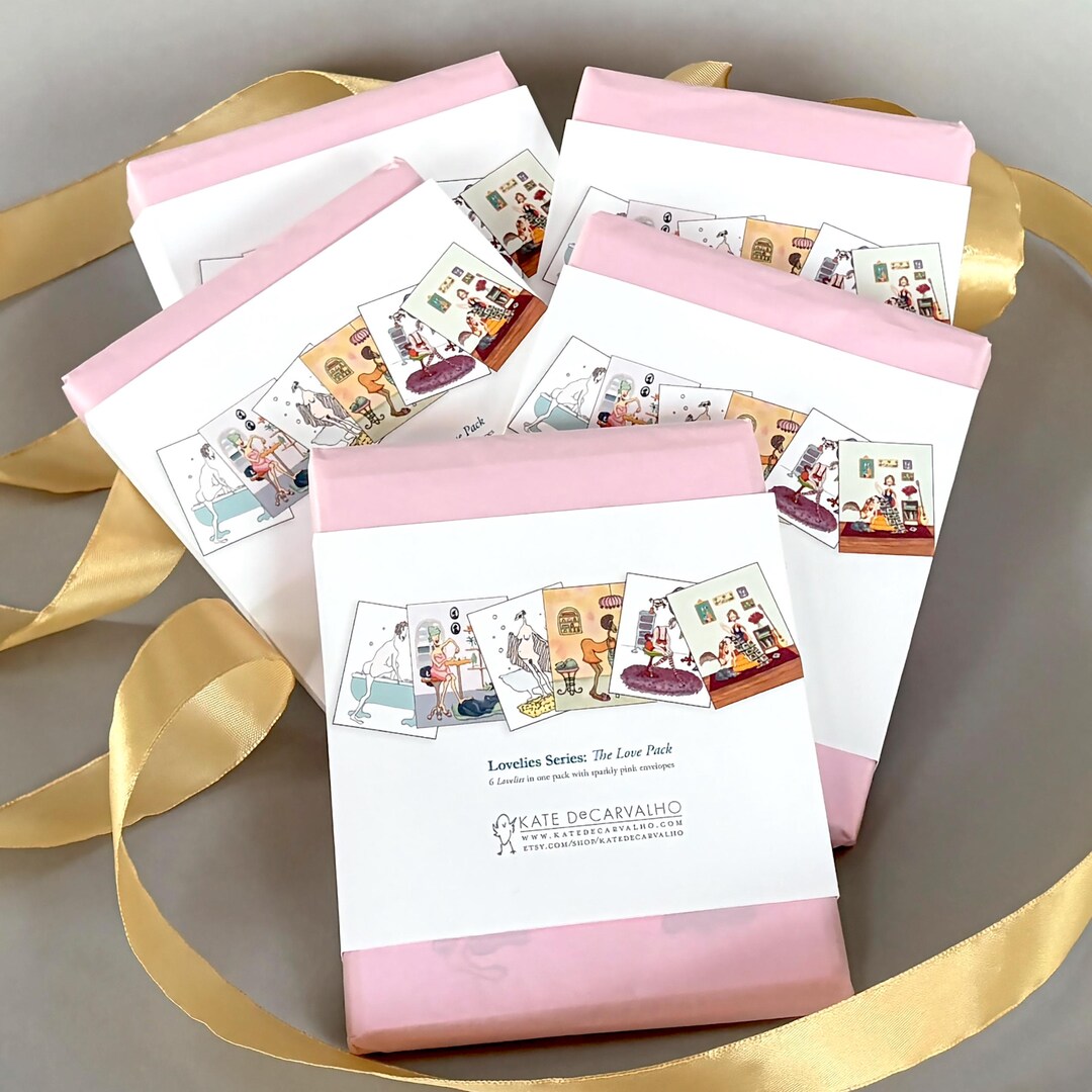 Love Pack: All 6 Lovelies' Cards Together - Etsy