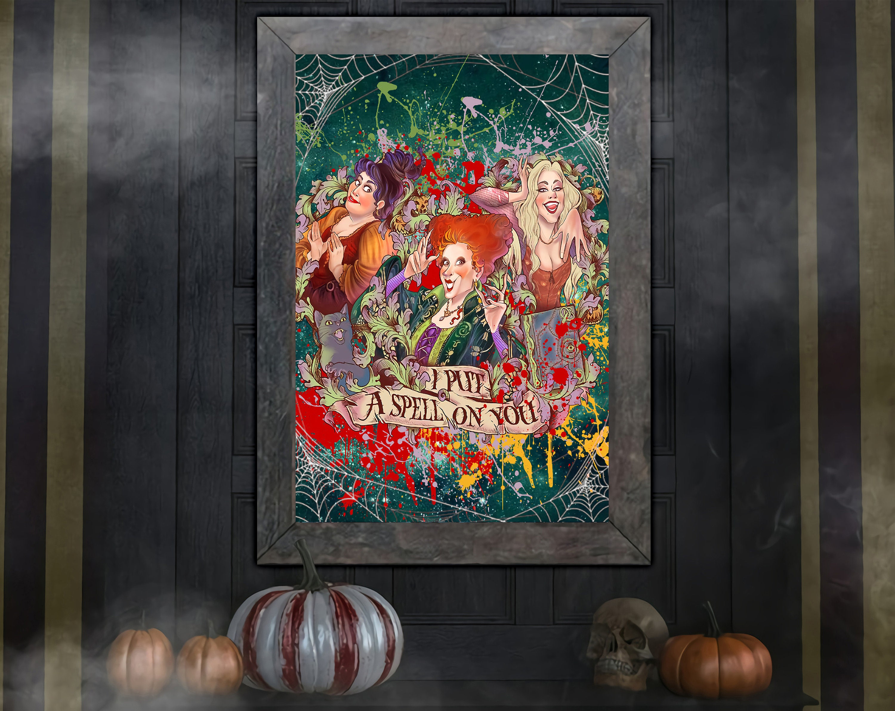 Hocus Pocus Halloween Poster, Hocus Pocus Lover Poster, I Put a Spell ...