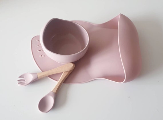 English Arabic Personalised Waterproof Bowl Spoon Fork Set Bib Food Bowl Toddler Weaning Baby Weaning First Feed Christmas Halloween Gift Etsy UK