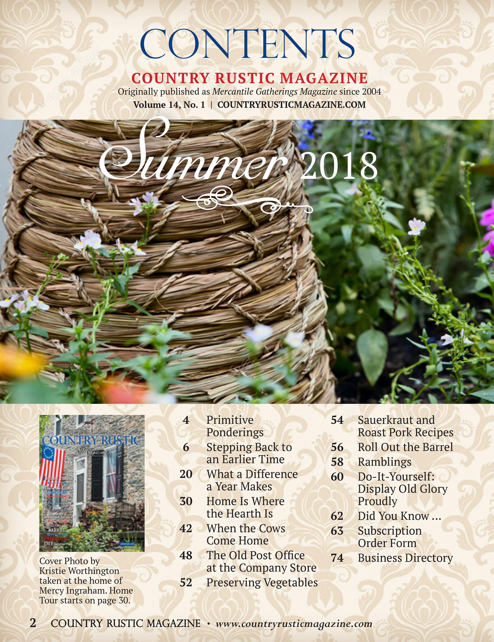 2018 SUMMER Country Rustic Magazine ~ Country Primitives Antiques ...