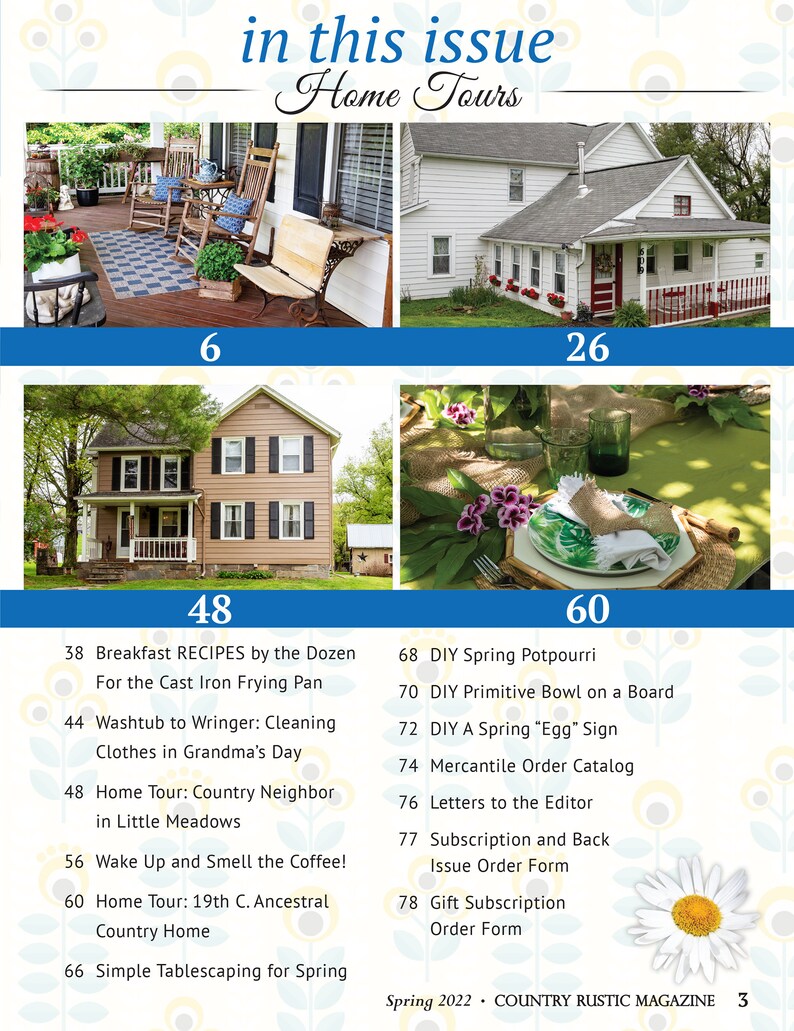 2022 SPRING Country Rustic Magazine ~ Country Primitives Antiques ...