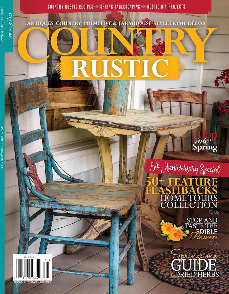 2023 SPRING Country Rustic Magazine ~ Country Primitives Antiques ...