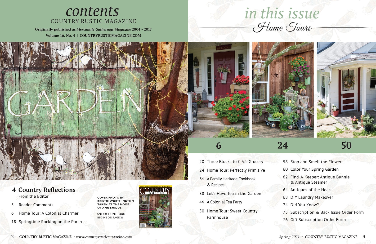2021 SPRING Country Rustic Magazine ~ Country Primitives Antiques ...