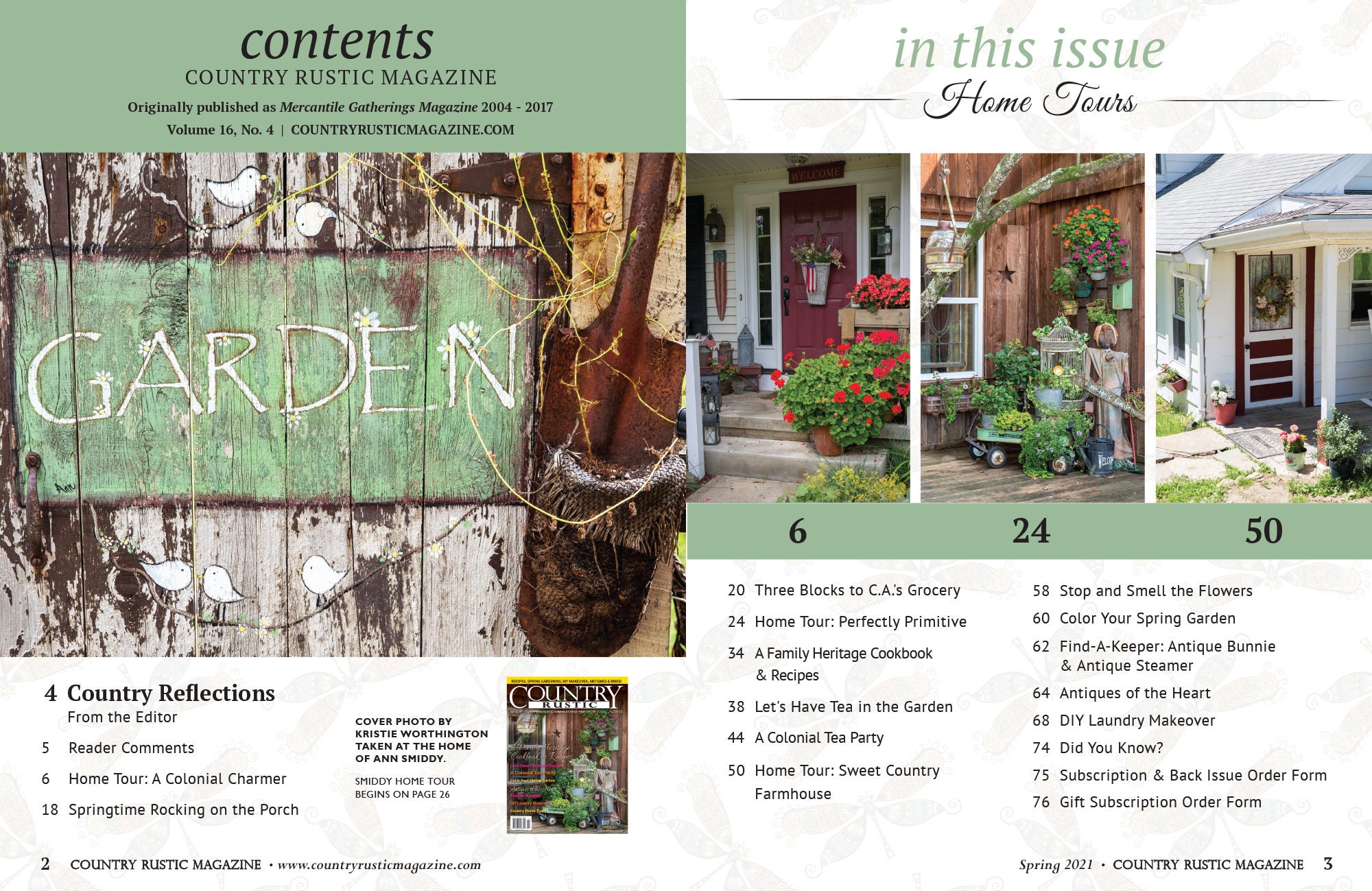 2021 SPRING Country Rustic Magazine ~ Country Primitives Antiques ...