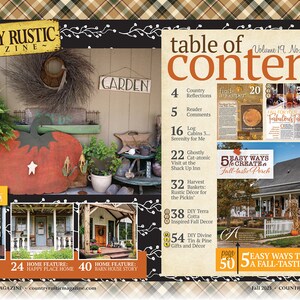 2023 FALL Country Rustic Magazine: Farmhouse-style, Country Home Decor ...