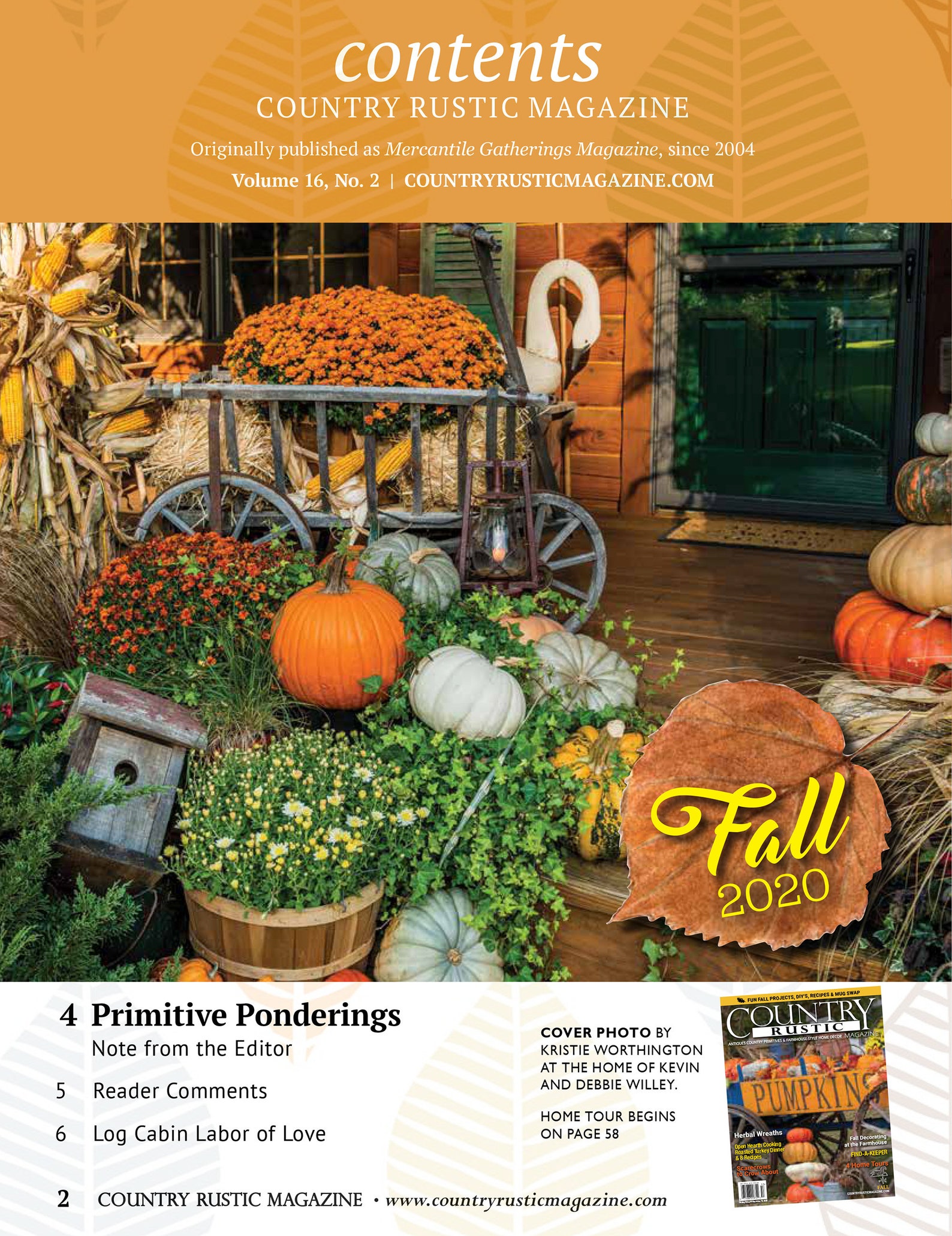 2020 FALL Country Rustic Magazine ~ **FALL SALE-5.00 + Shpg** Country ...
