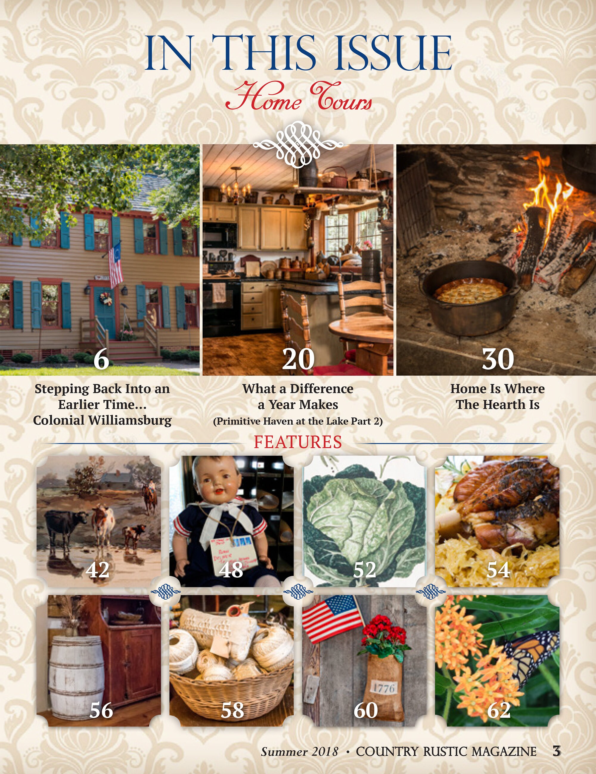 2018 SUMMER Country Rustic Magazine ~ Country Primitives Antiques ...