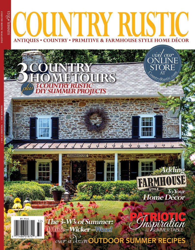 2023 SUMMER Country Rustic Magazine ~ Country Primitives Antiques ...