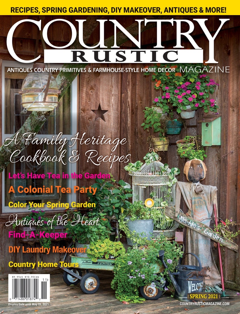 2021 SPRING Country Rustic Magazine ~ Country Primitives Antiques ...