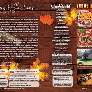 2021 FALL Country Rustic Magazine *FREE Shipping* Country Primitives ...