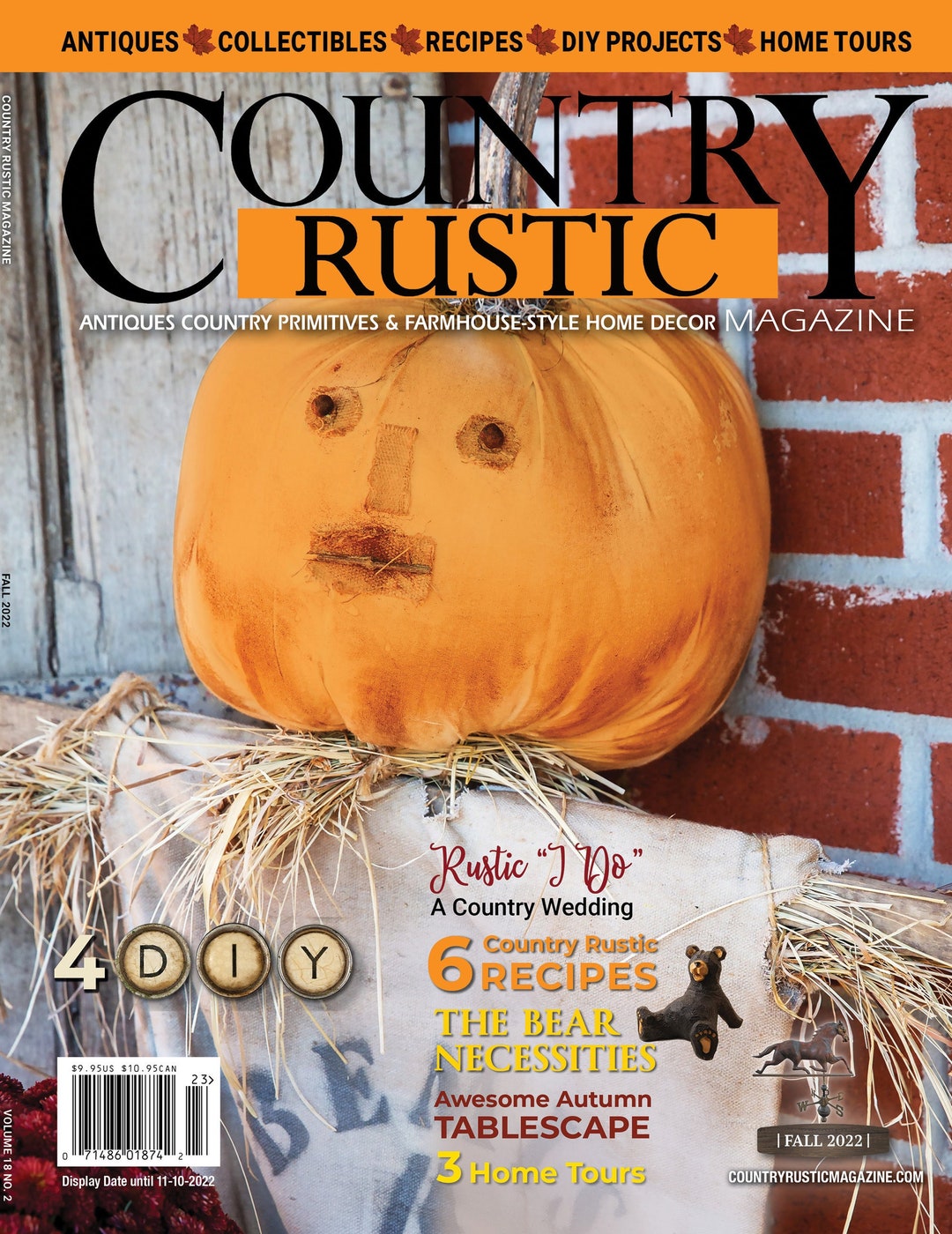 Country Rustic Magazine: Fall 2022, Farmhouse Home Decor - Etsy