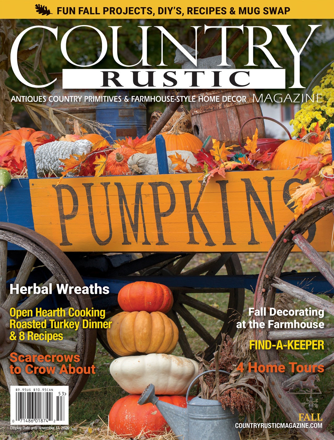 2020 FALL Country Rustic Magazine ~ **FALL SALE-5.00 + Shpg** Country ...