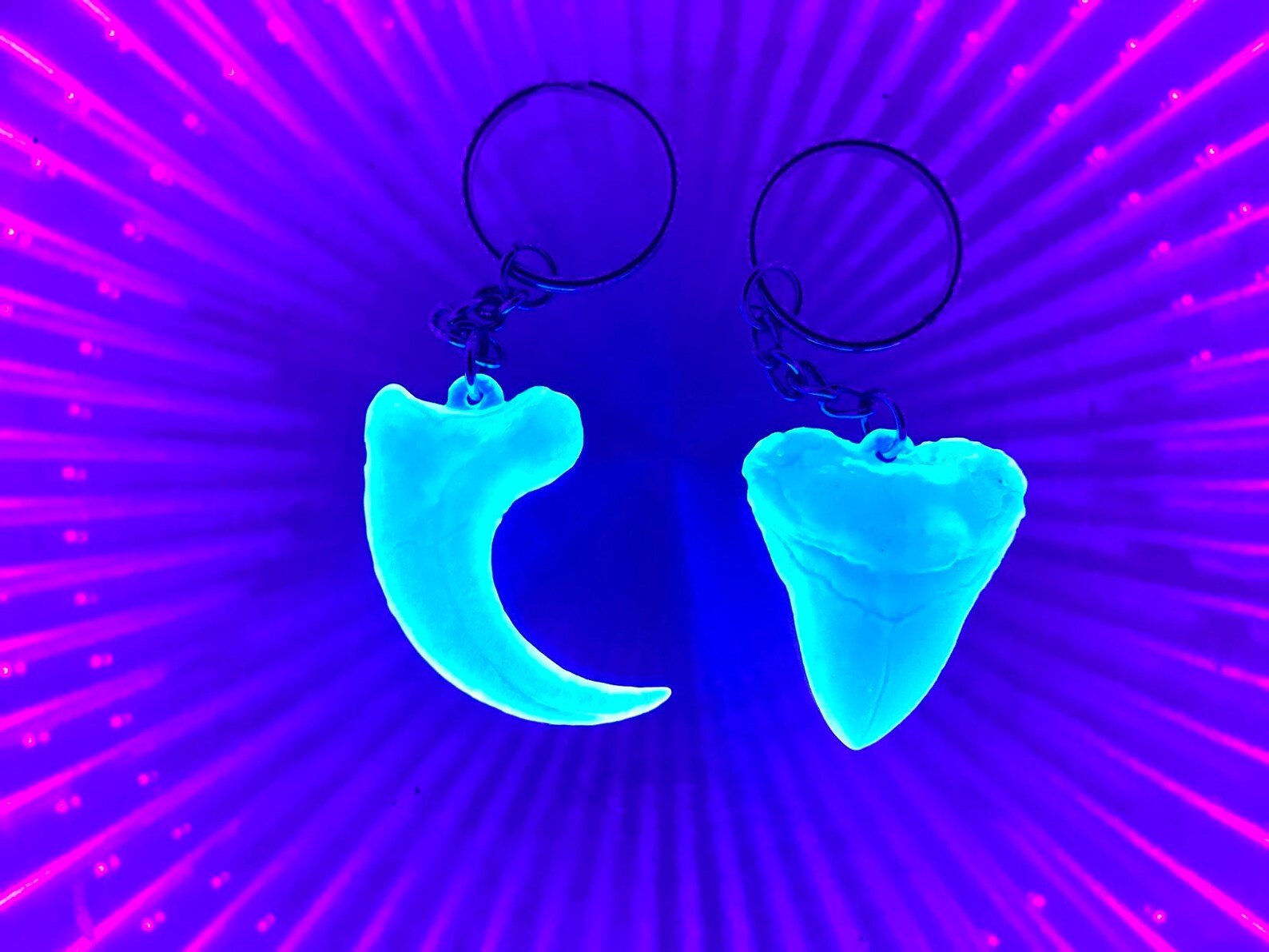 Fossil Keychains Translucent Resin Dinosaur Keychain | Etsy