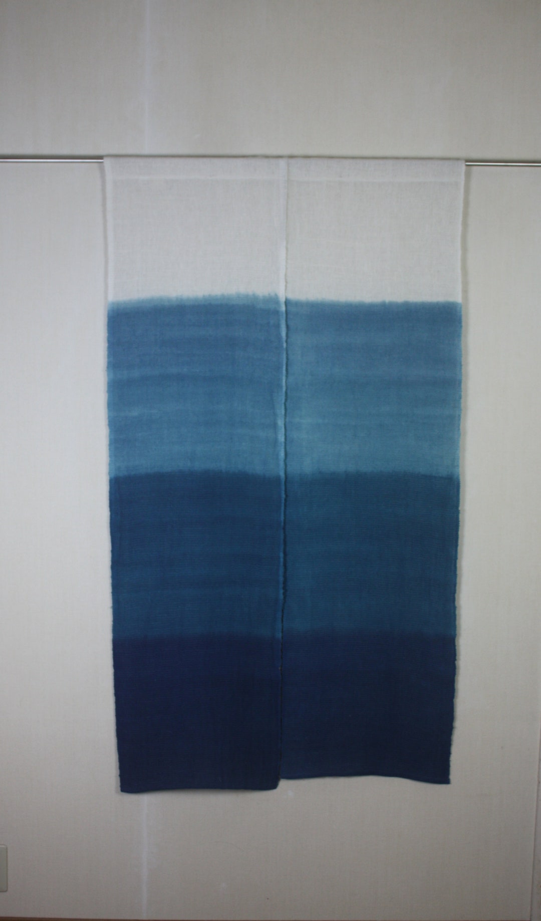 New Noren Indigo-dyed Fabric Made of Hemp and Cotton - Etsy