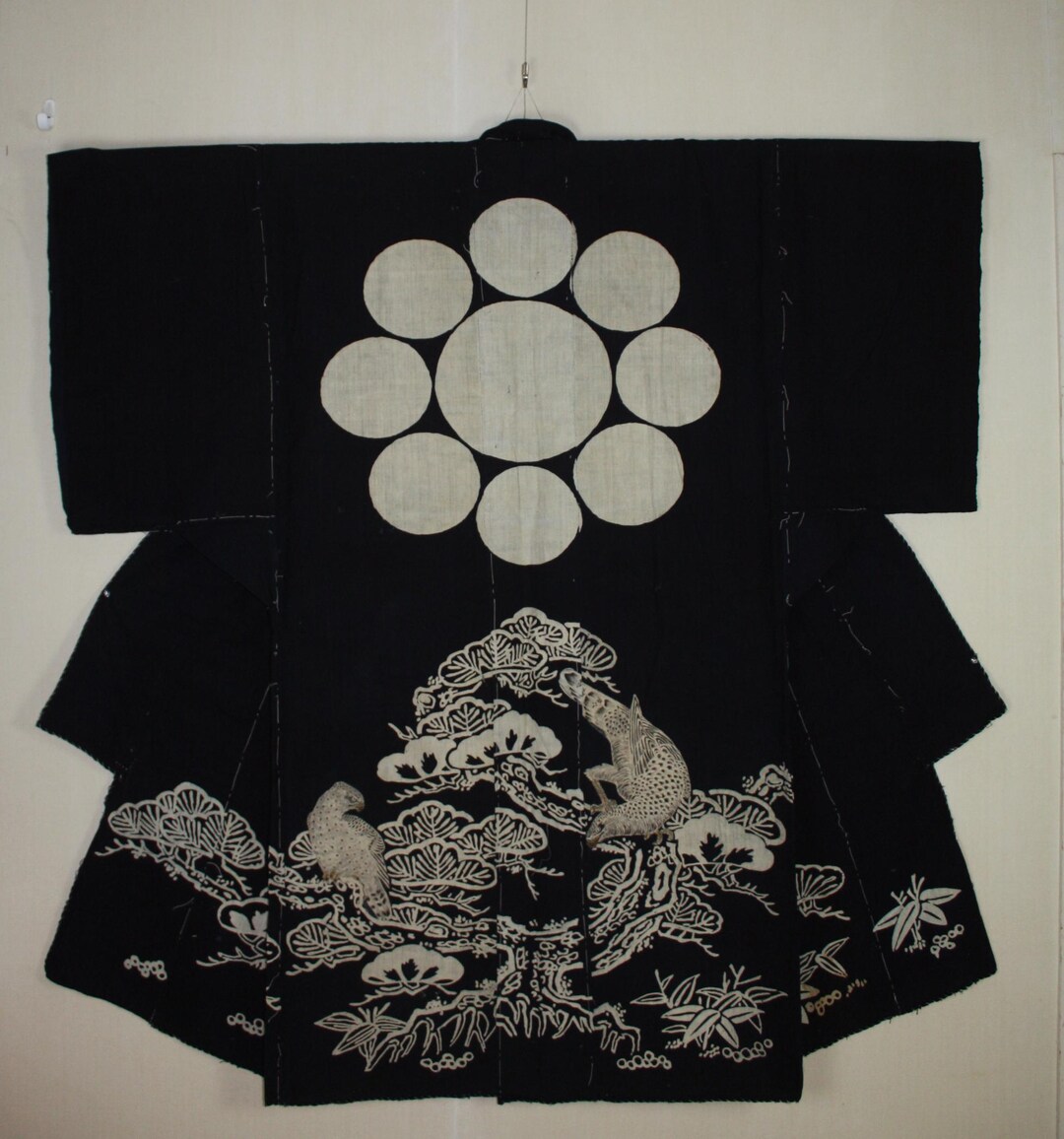Japanese Indigodye Cotton Tsutsugaki Yogi Textile - Etsy