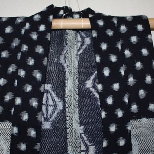 Noragi Vest of Antique Textile Indigo Dye Cotton & Excellent Sashiko ...