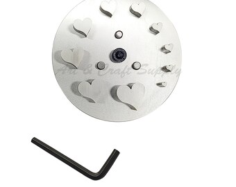 Metal Disc Cutter Heart - Etsy