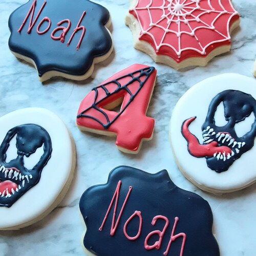 12 Venom Sugar Cookies | Etsy