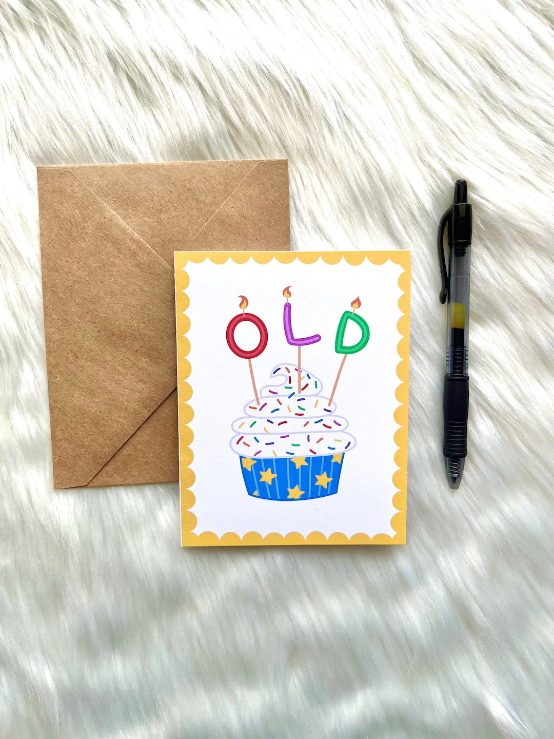 Funny OLD Birthday Greeting Card Humor Birthday Card - Etsy