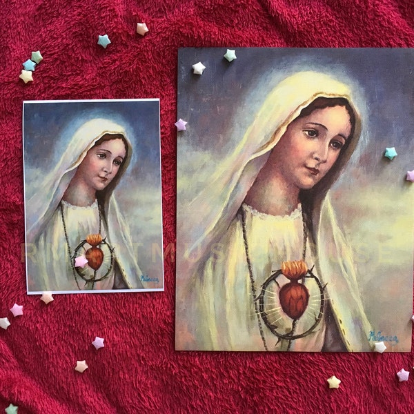 Our Lady of Fatima Poster - Etsy